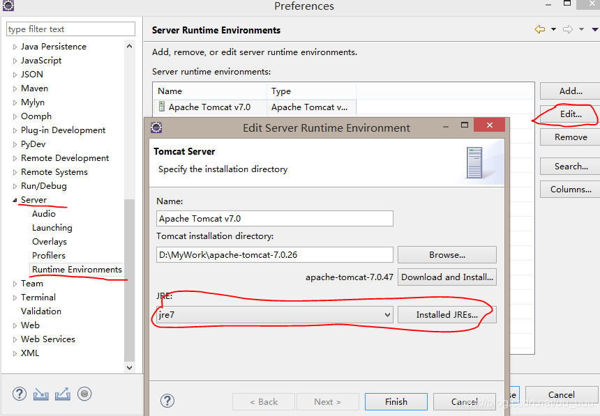 Servlet.service() for servlet [jsp] in context with path [/Eshop] threw exception [Unable to ...