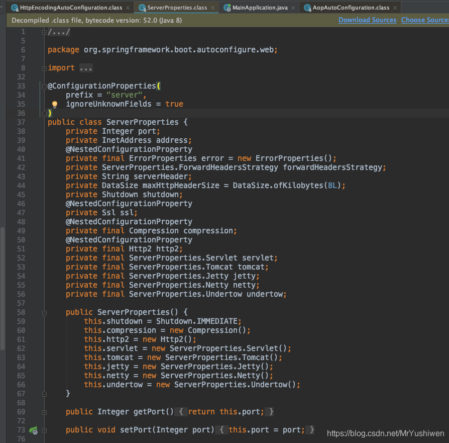 SpringBoot中server.port的默认值为什么是8080以及如何修改端口号_serverport应该设置为什么-CSDN博客
