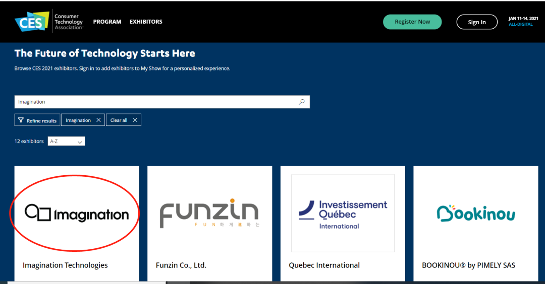 CES2021 将线上开启，Imagination带你一起云逛展！-CSDN博客