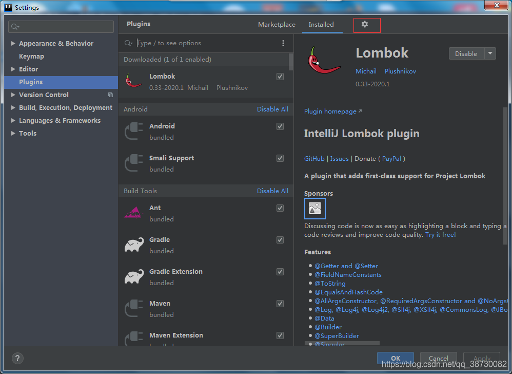 关于安装lombok插件以及下载失败的问题解决_plugin lombok was not installed: cannot download-CSDN博客