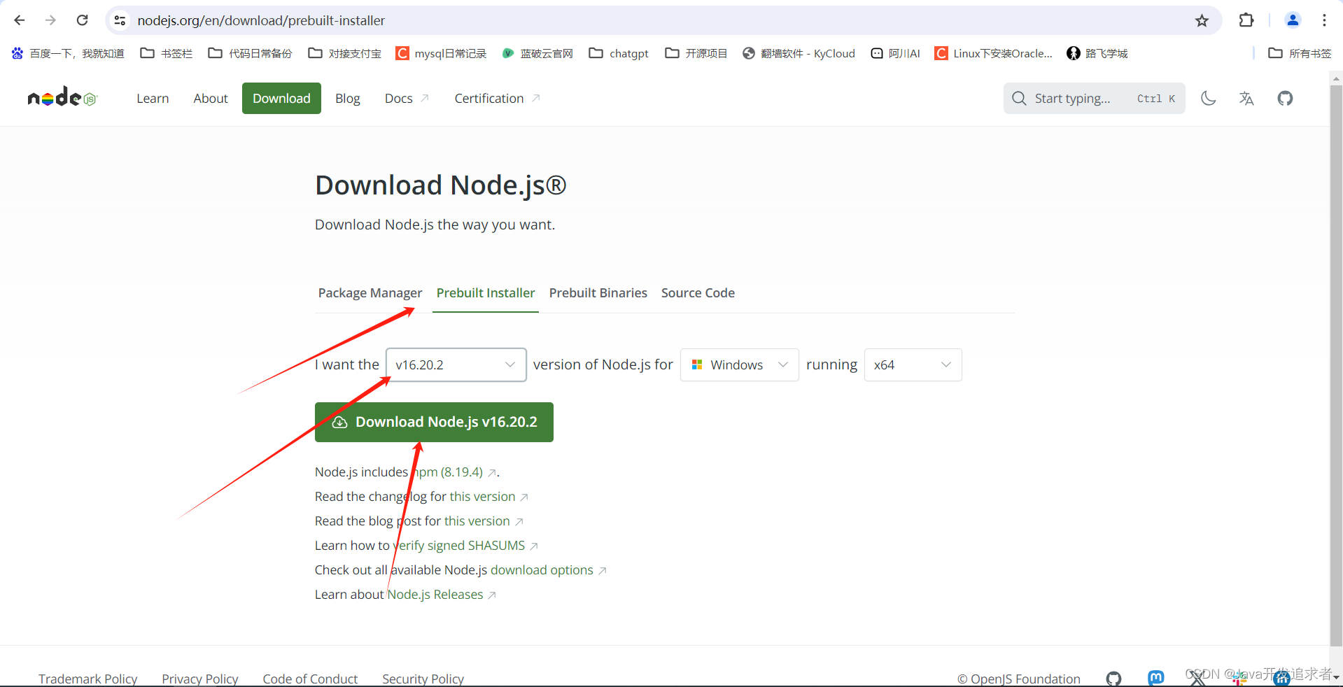 安装node-CSDN博客