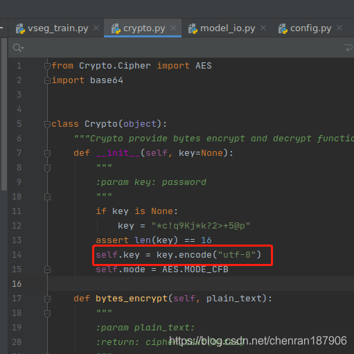 加密：python crypto AES : Object type cannot be passed to C code_pycryptodome==3.20.0 python3.10.6报 ...