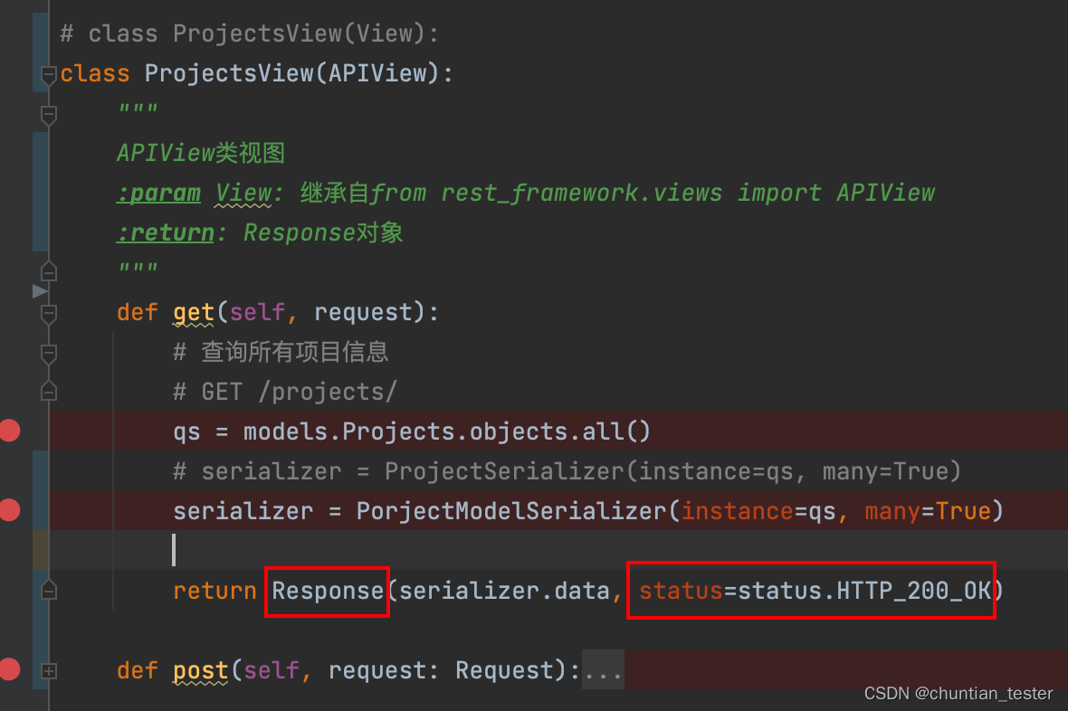 DRF--APIView的Request对象,Response对象,parser解析器,render渲染器_drf render-CSDN博客