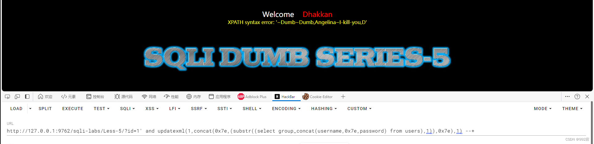 sqli-labs解题记录_please input the id as parameter with numeric valu-CSDN博客