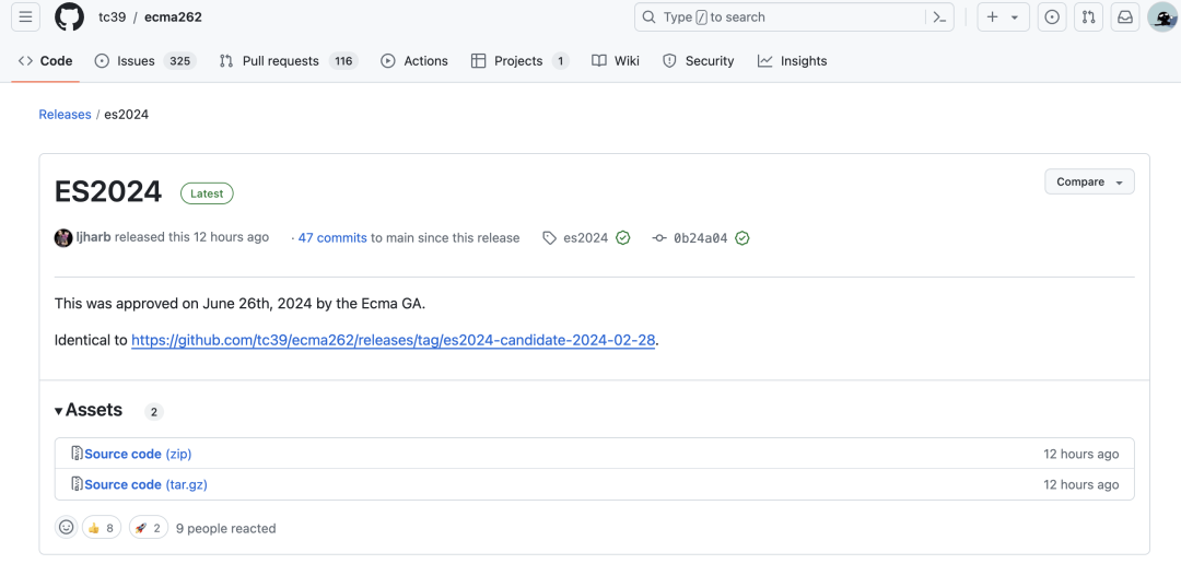 卖报卖报：ECMAScript 2024 正式发布新鲜出炉_第 127 届 ecma 大会-CSDN博客