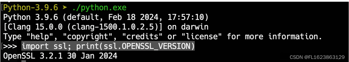 [python]Python报错：NotOpenSSLWarning: urllib3 v2 only supports OpenSSL 1.1.1+, currently the ‘ssl ...