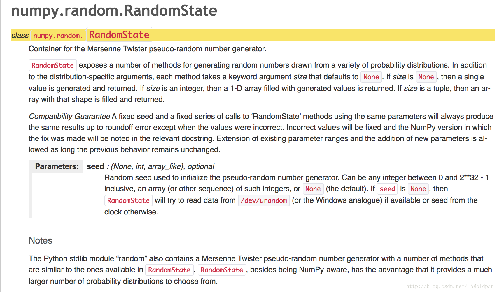 关于numpy中random-seed函数-CSDN博客