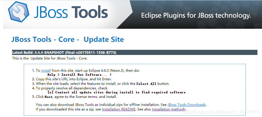 Eclipse中插件JBoss Tools的安装使用_eclipse手动安装jboss-CSDN博客