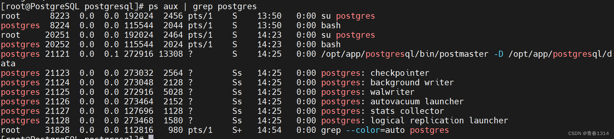 查询PostgreSQL进程_postgresql 查看进程-CSDN博客