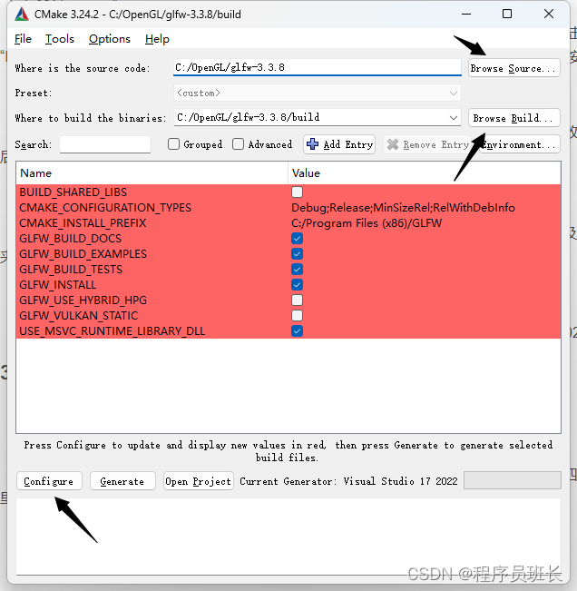 VS2022配置OpenGL+GLAD_opengl配置glad-CSDN博客