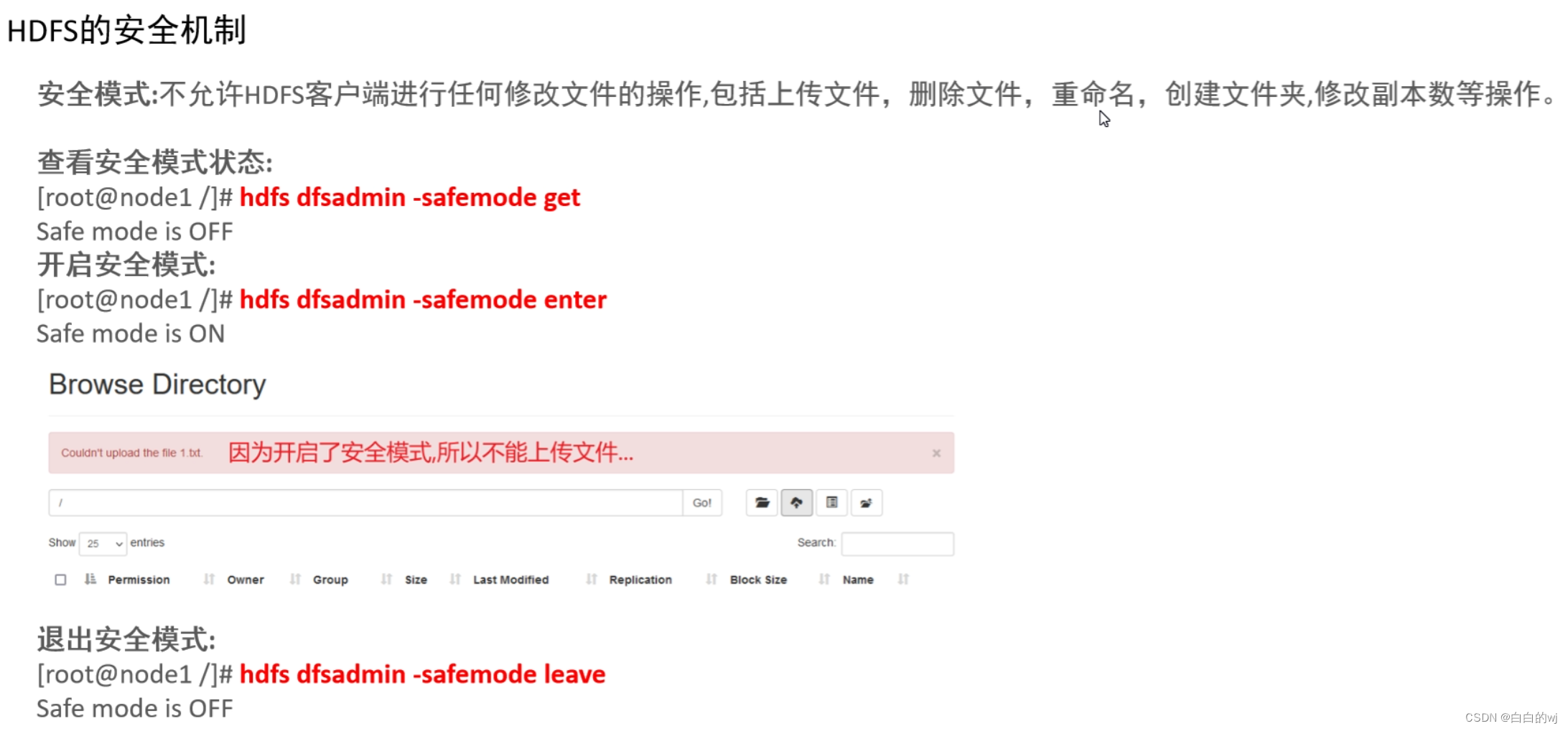 2023.11.17 hadoop之HDFS进阶_web高并发与hadoop-CSDN博客