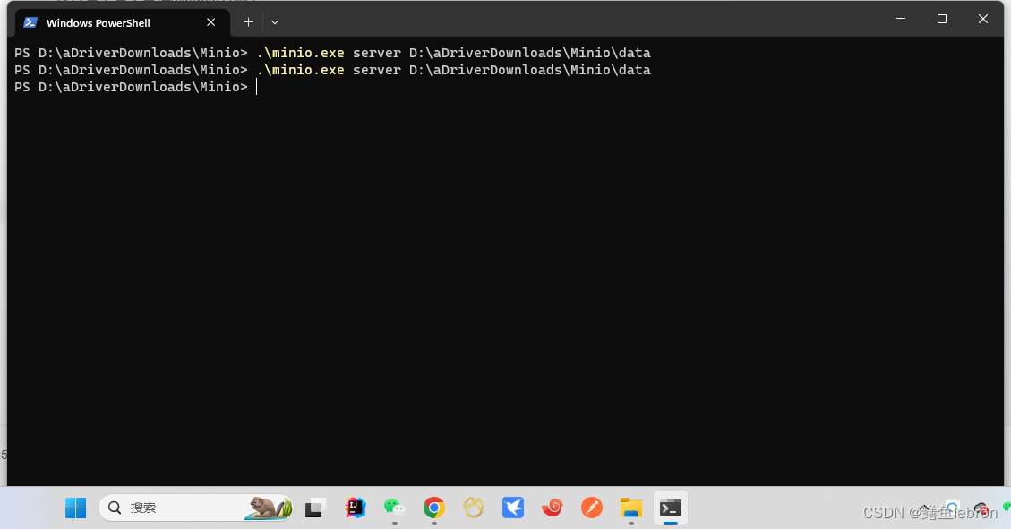 BS问题：Windows11 安装 minio 启动后没有输出内容_incorrect usage: flag provided but not defined: -a-CSDN博客