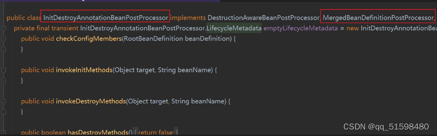 SpringBoot初始化方法注解@PostConstruct和销毁前置方法注解@PreDestroy的实现源码_springboot predestroy-CSDN博客