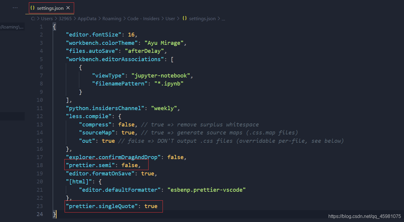 pritter-Code formatter(代码格式化)配置_prettier - code formatter-CSDN博客