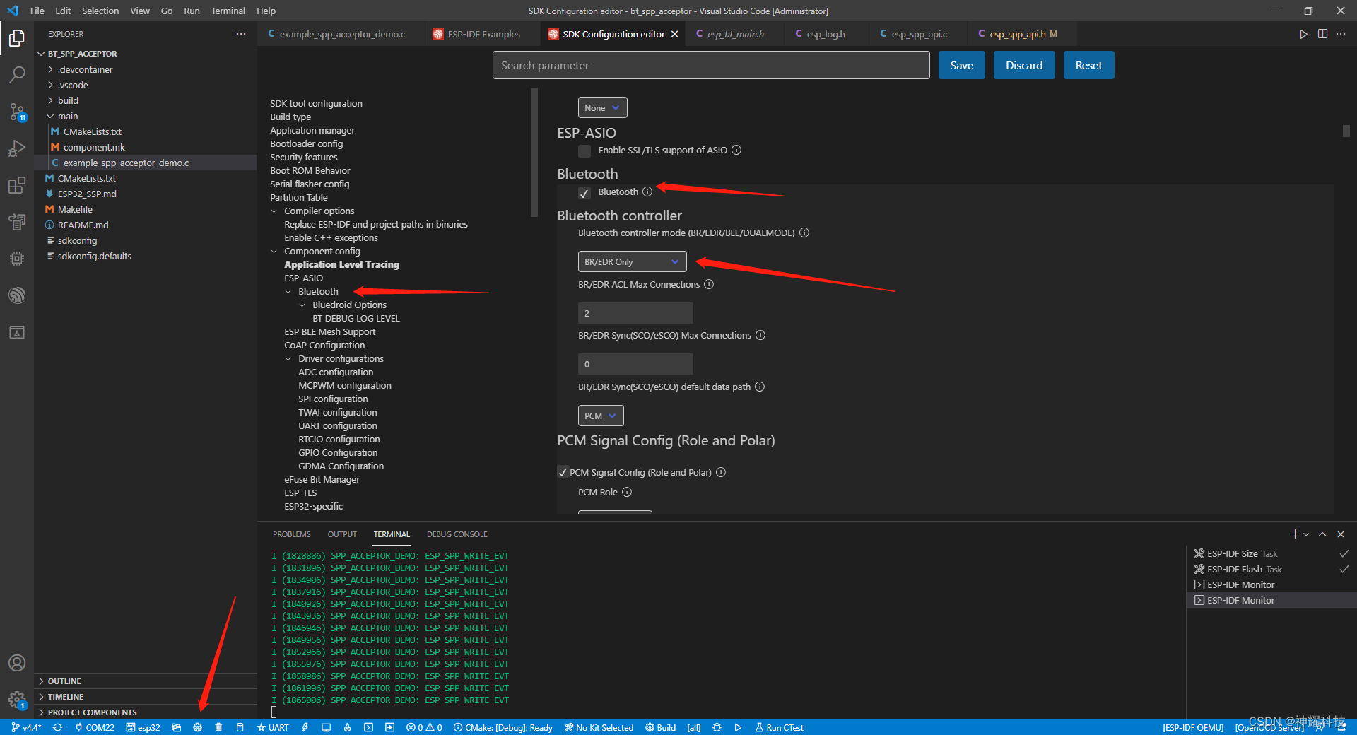 ESP传统蓝牙之SPP通讯_蓝牙 spp vfs-CSDN博客