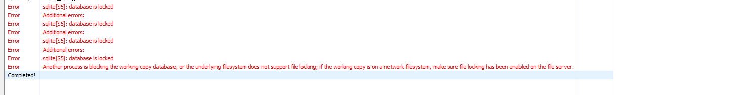 SVN 小乌龟（TortoiseSVN）本地文件更新报错Another process is blocking the working copy database 解决方法-CSDN博客