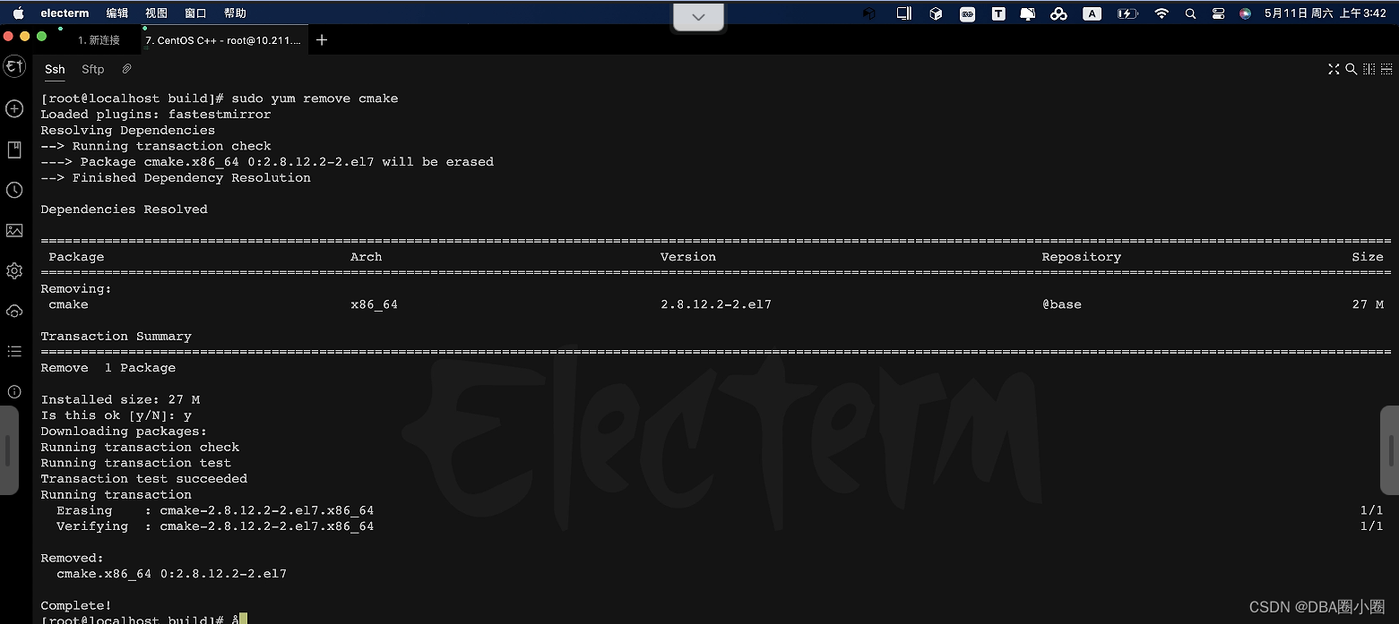 【C++】CentOS环境搭建-升级CMAKE_cmake 3.12 or higher is required. you are running -CSDN博客