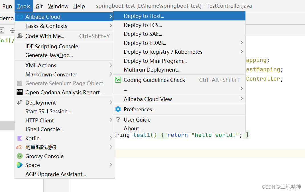idea使用Alibaba Cloud Toolkit实现自动部署_idea alibaba cloud toolkit-CSDN博客