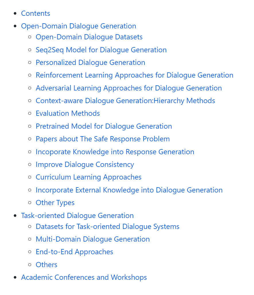 对话生成（dialogue generation）领域细分及论文整理分享_dialog generation-CSDN博客