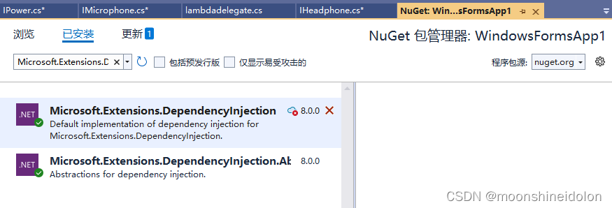 Microsoft.Extensions.DependencyInjection-CSDN博客