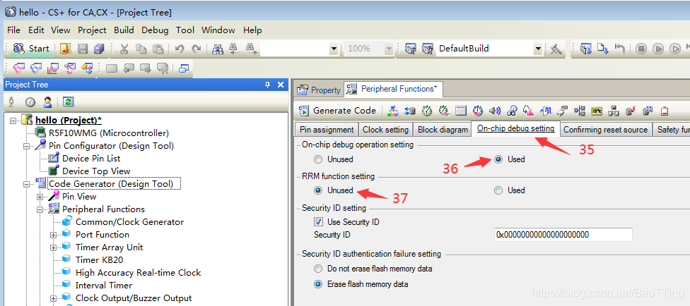33、基于CACX和R7F0C004M的瑞萨单片机入门教程_cs+ for cc 串口-CSDN博客