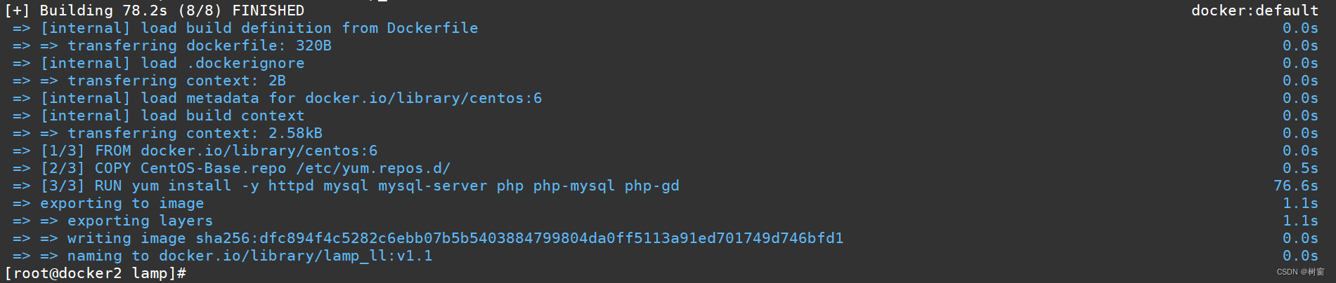 Dockerfile制作镜像与搭建LAMP环境_docker lamp镜像-CSDN博客