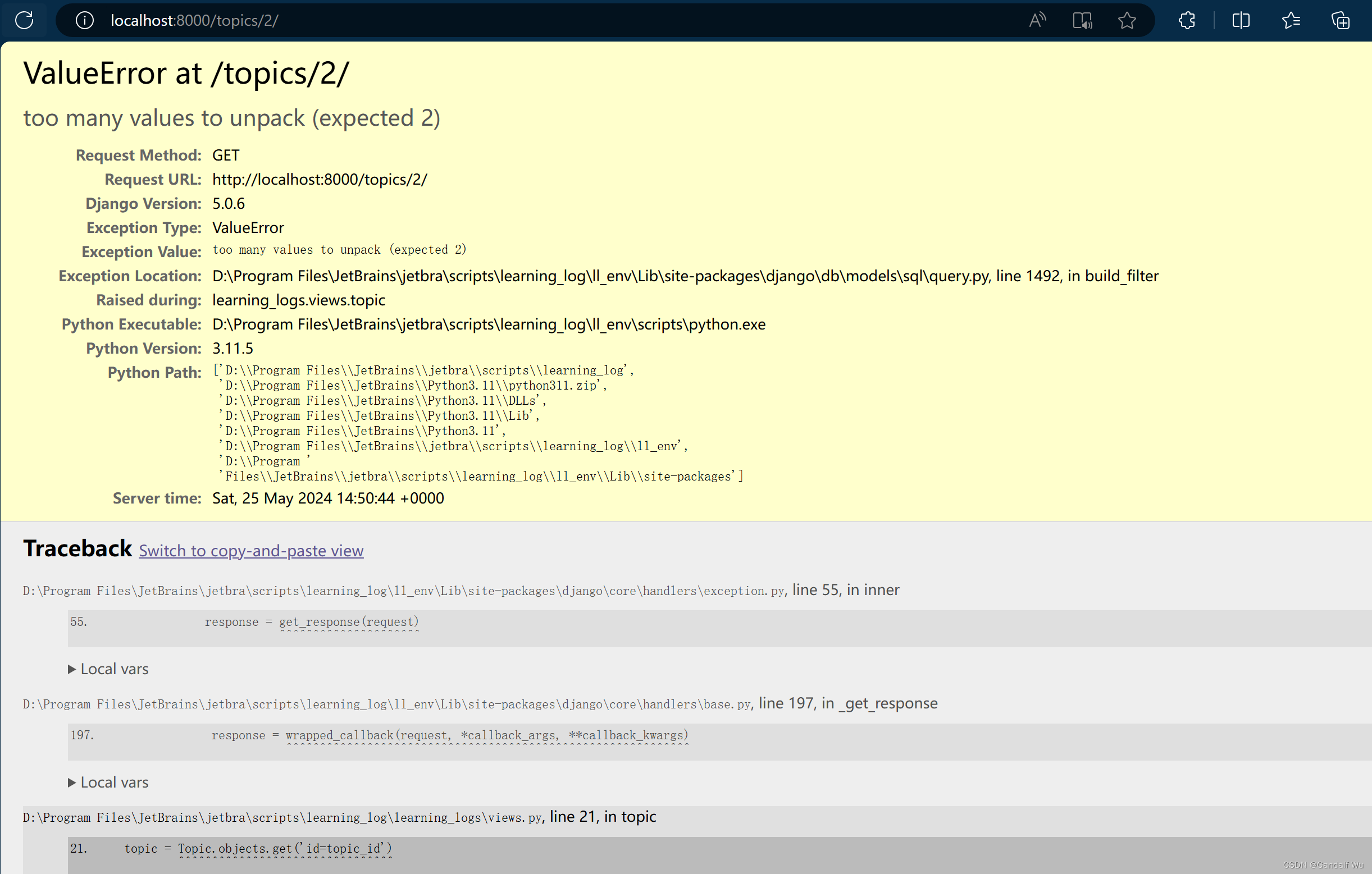 《python编程从入门到实践》day38_python编程从入门到实践第二版第18章显示特定主题的页面unicode decode error-CSDN博客