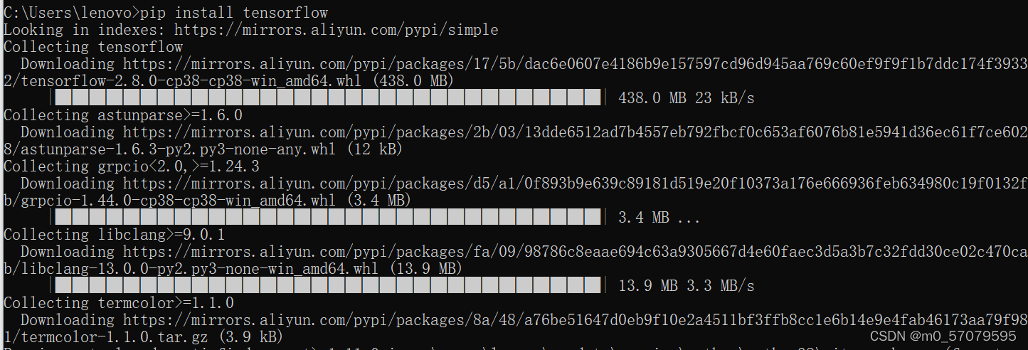 Python3.8安装tensorflow-CSDN博客