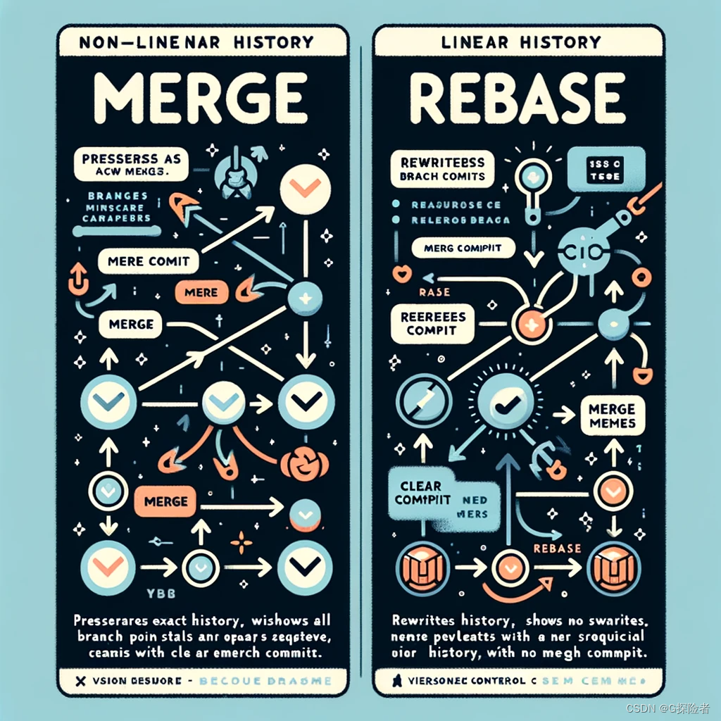 分享几个 Git 的使用技巧之 Merge，Rebase 以及 Tag 标签_git tag保持-CSDN博客