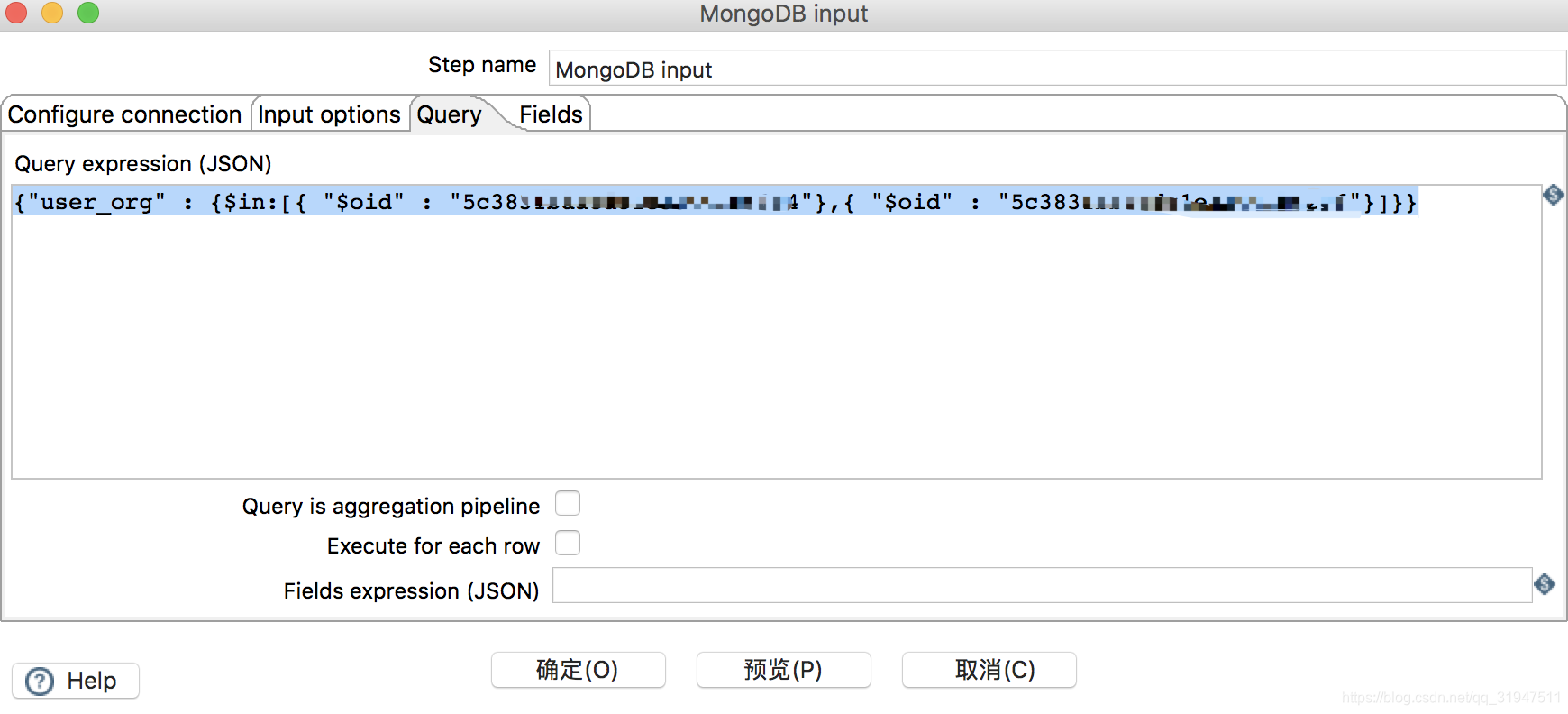 kettle抽取mongodb数据，查询条件为object类型_kettle mongodb 条件查询-CSDN博客