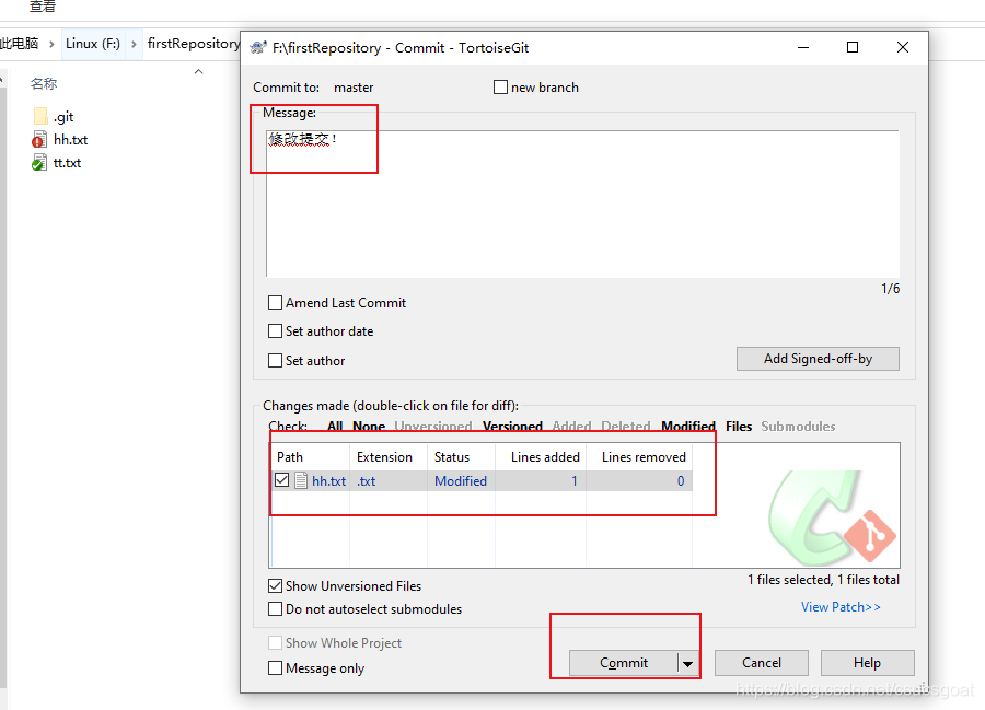 Git使用方法：创建本地仓库；创建文件并添加到本地仓库；修改文件内容并提交；删除文件并提交；git Gui Here如何添加新的文件 Csdn博客