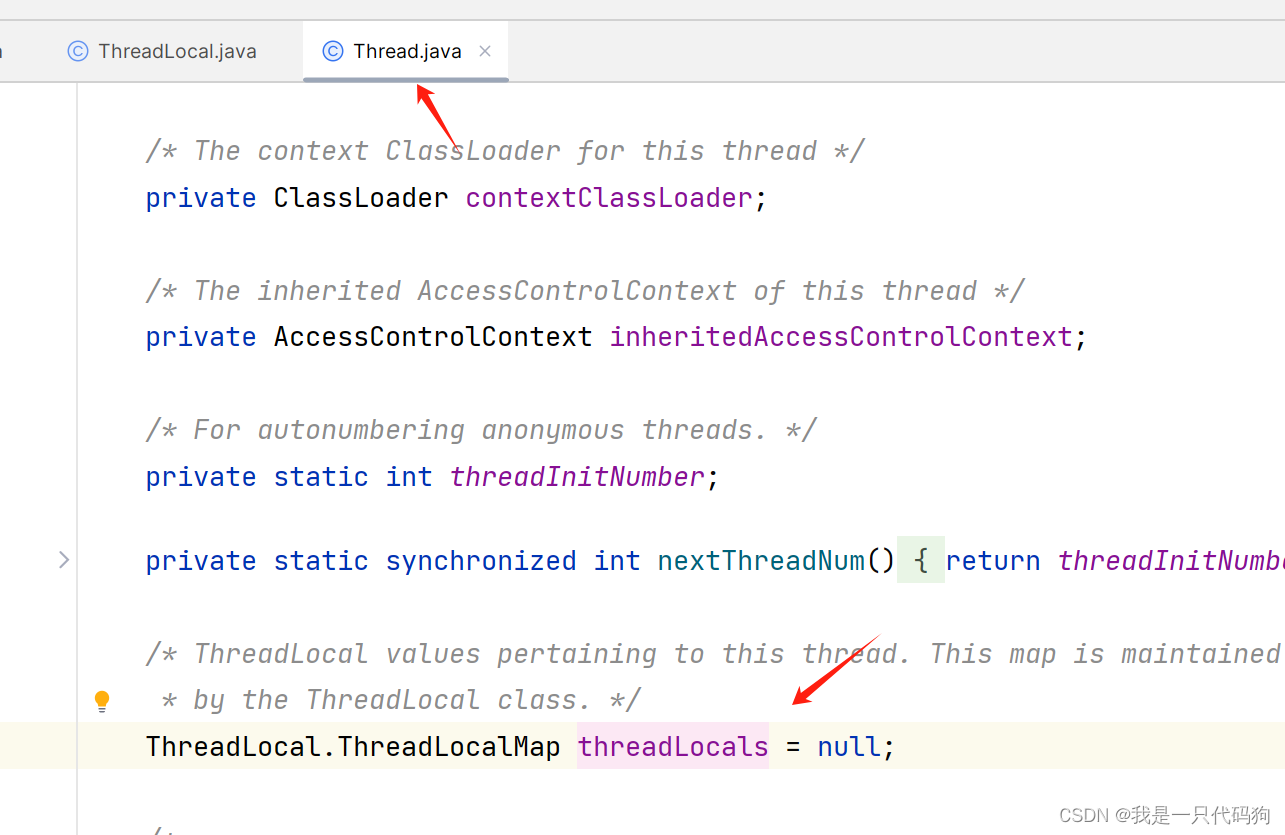 ThreadLocal的使用和源码分析_java中的threadlocal.remove方法的源码-CSDN博客
