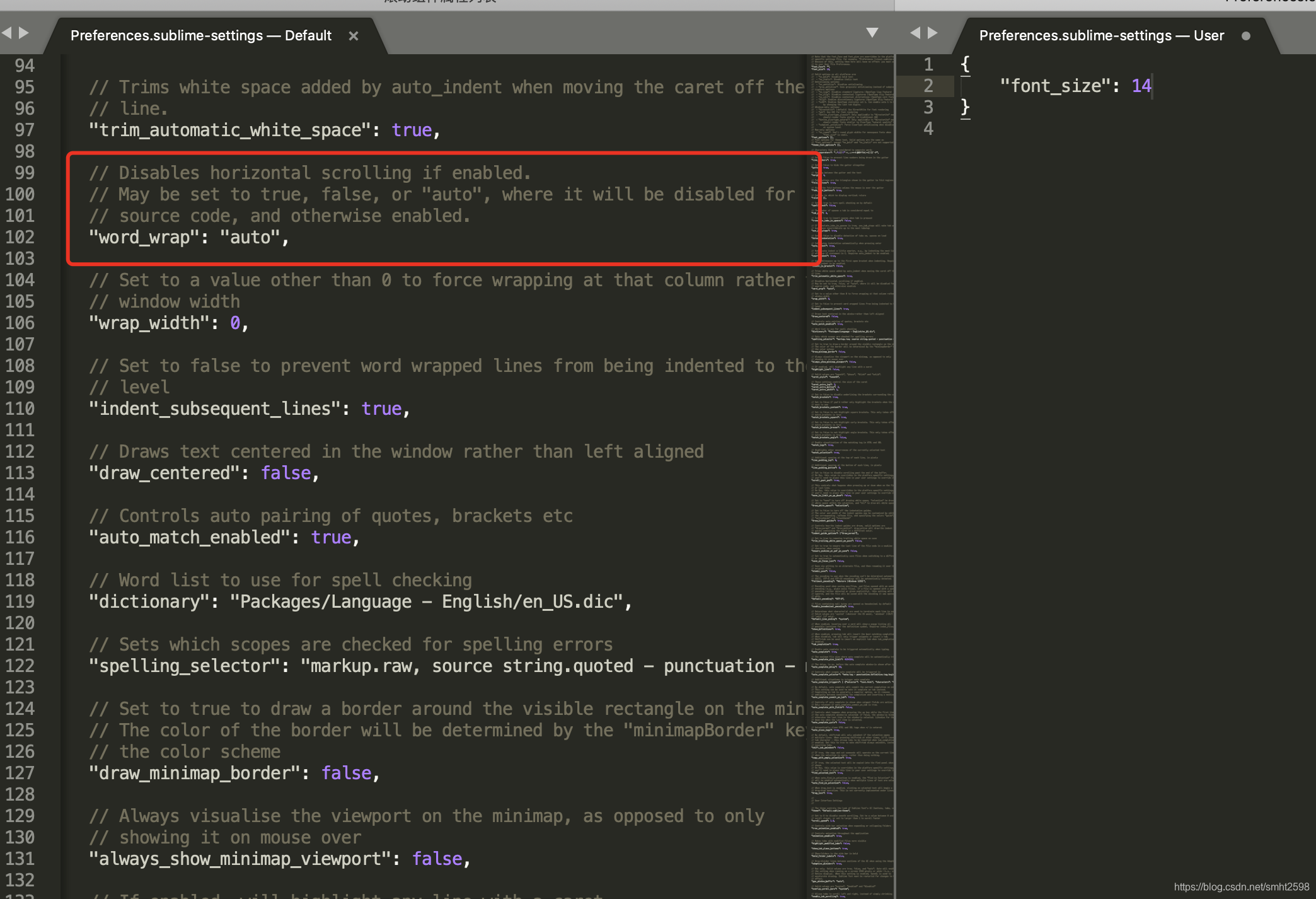 mac下sublim Text3取消文本换行的方法_sublime 不换行 mac-CSDN博客