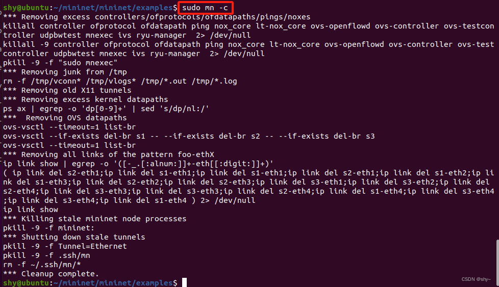 Mininet学习记录（常用命令+创建网络拓扑+OpenDaylight显示拓扑结构)-CSDN博客