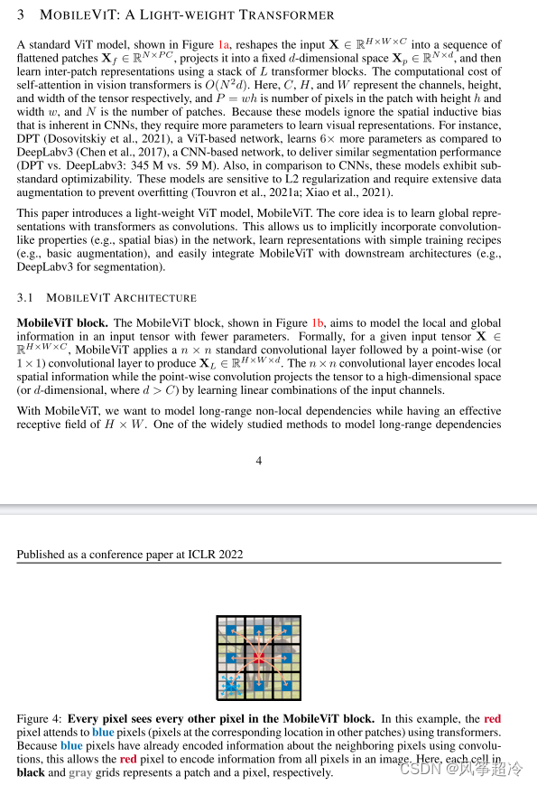 【文献解读】“MOBILEViT：轻量级、通用目的、移动友好的视觉变换器”。-CSDN博客