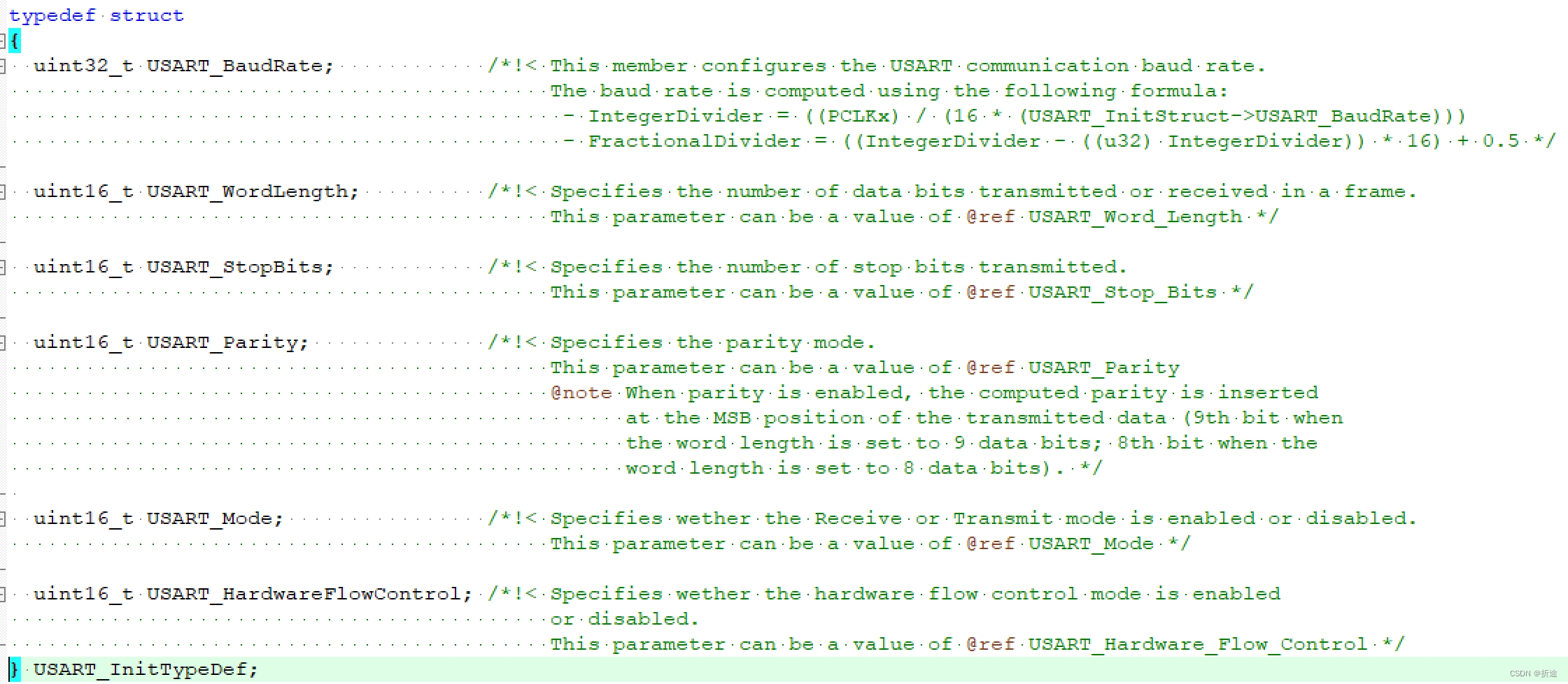 【STM32F103】USART通用同步异步收发器_stm32同步异步收发器-CSDN博客