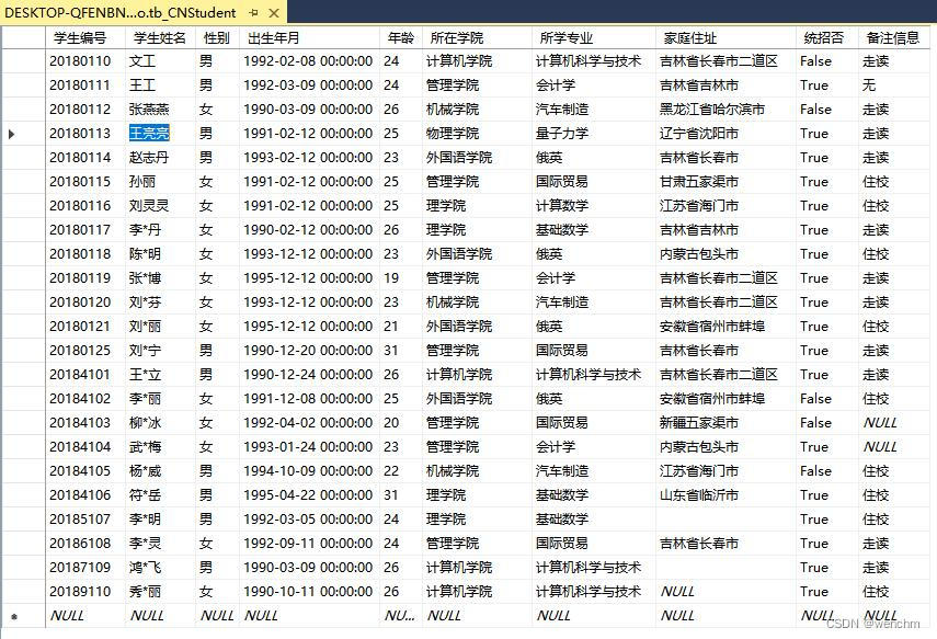 C#的DataGridView数据控件（直接访问SQL vs 通过EF实体模型访问SQL）_c# datagridview-CSDN博客