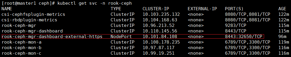 K8S通过rook部署rook ceph集群、配置dashboard访问并创建pvc_rook ceph dashboard ceph ...
