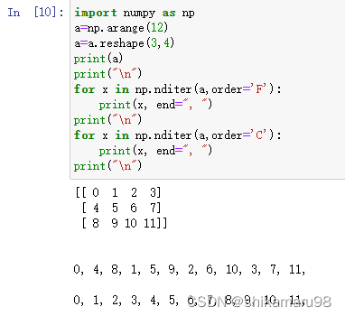 NumPy nditer 函数详解-CSDN博客