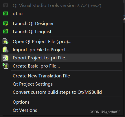 vsqt中导出工程的Pro文件_qtvstool create base.pro-CSDN博客