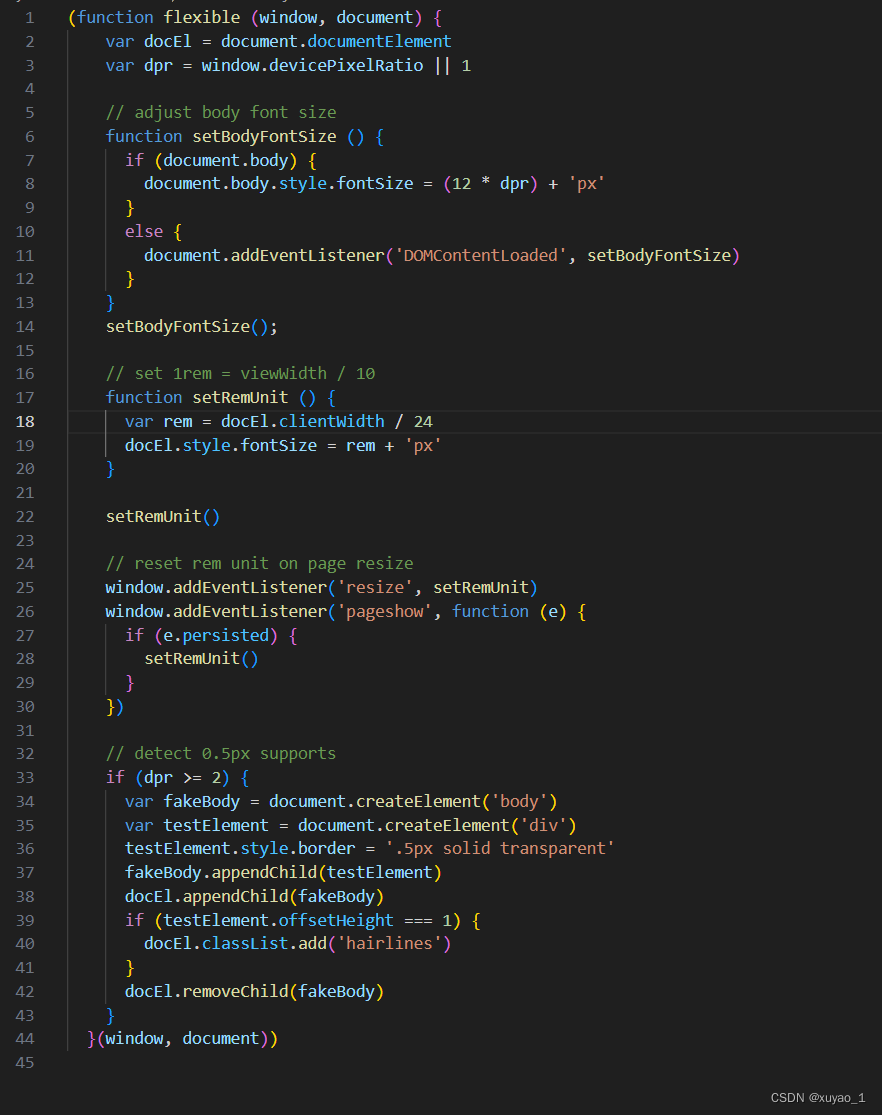 flexible.js适配文件（px--＞rem）_flexible文件-CSDN博客