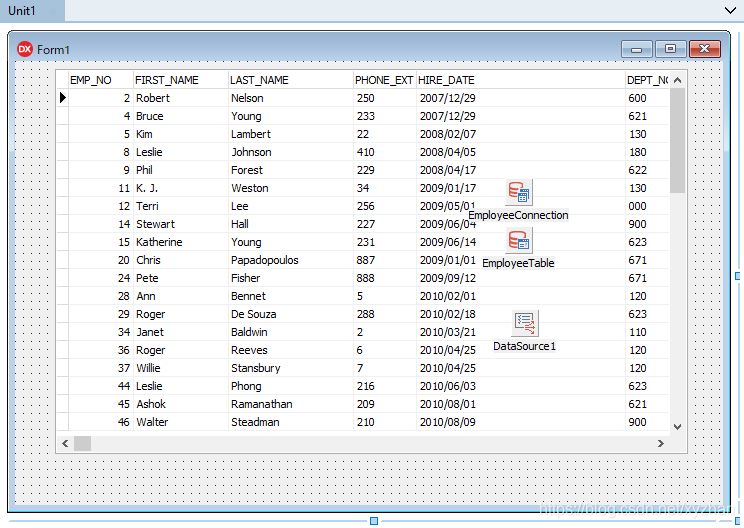 Delphi10.4使用FireDAC数据访问组件开发数据库软件学习开发教程（2）_firedac用法-CSDN博客