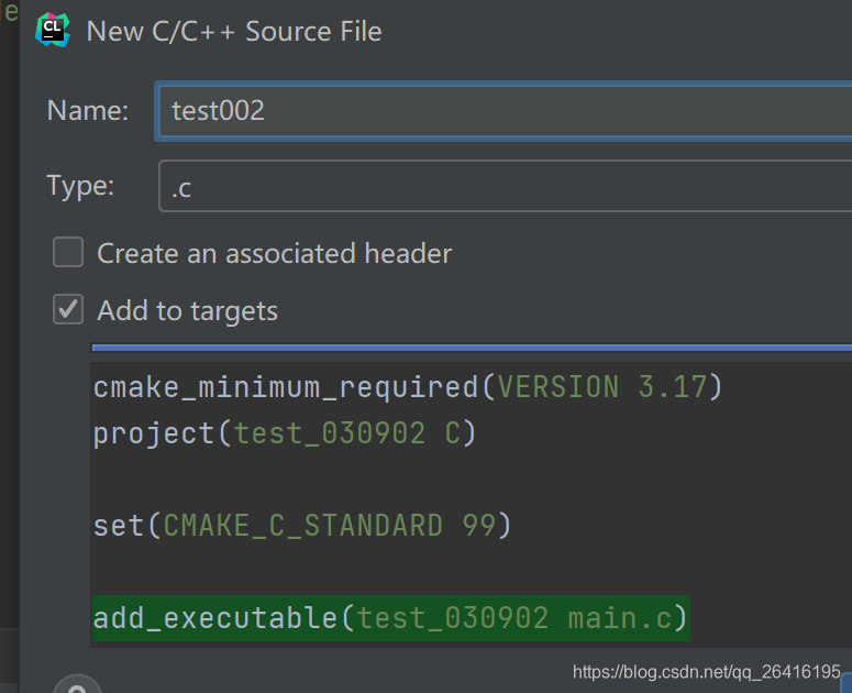 CLion使用：异常-This file does not belong to any project target, code ...