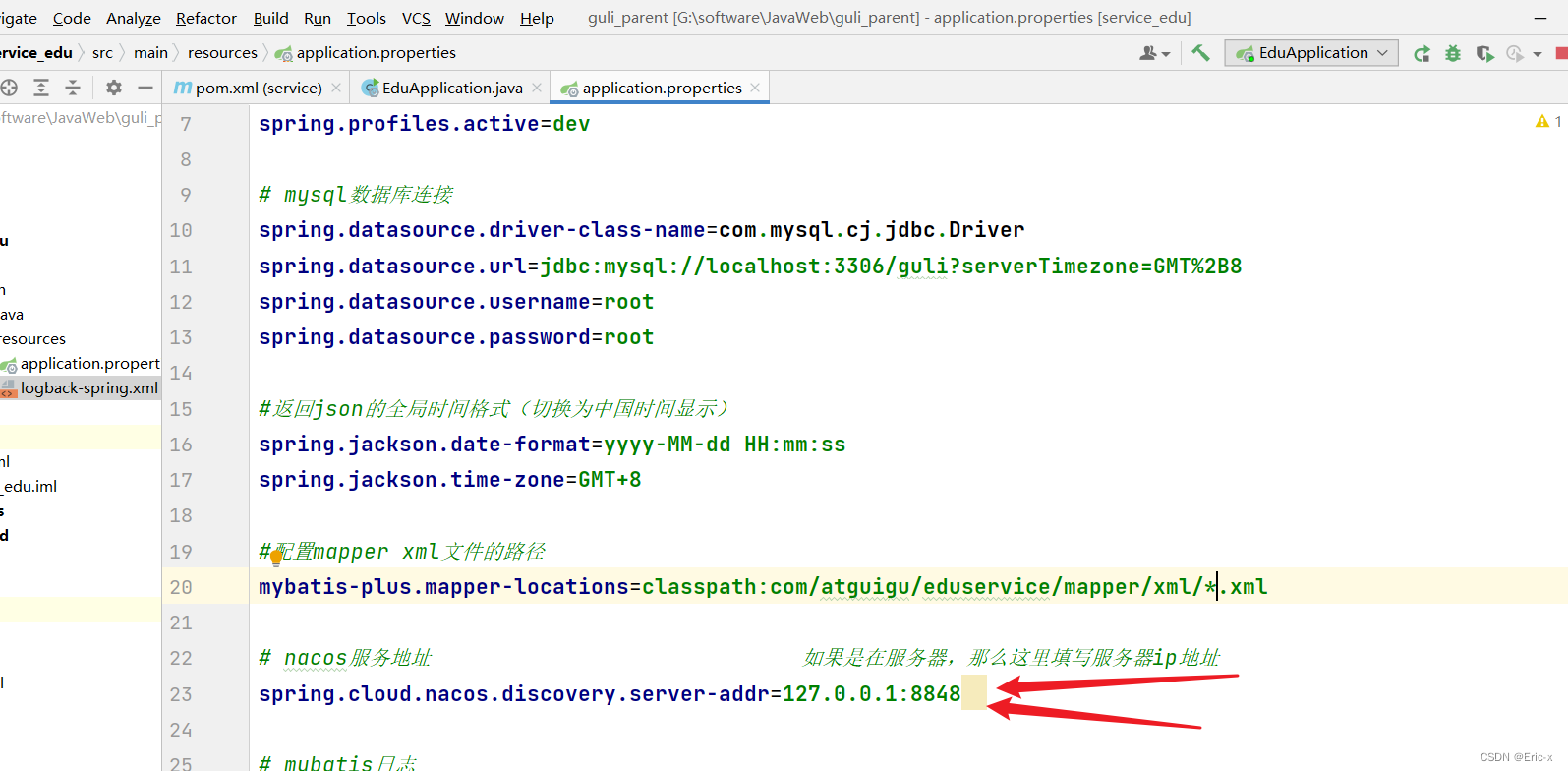Nacos Exception: failed to req API:/nacos/v1/ns/instance after all servers([localhost:8848]-CSDN博客