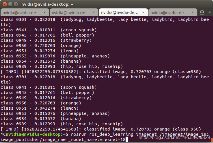 [笔记]ros_deep_learning based on jetson-inference on Jetson AGX Xavier_ros classification-CSDN博客