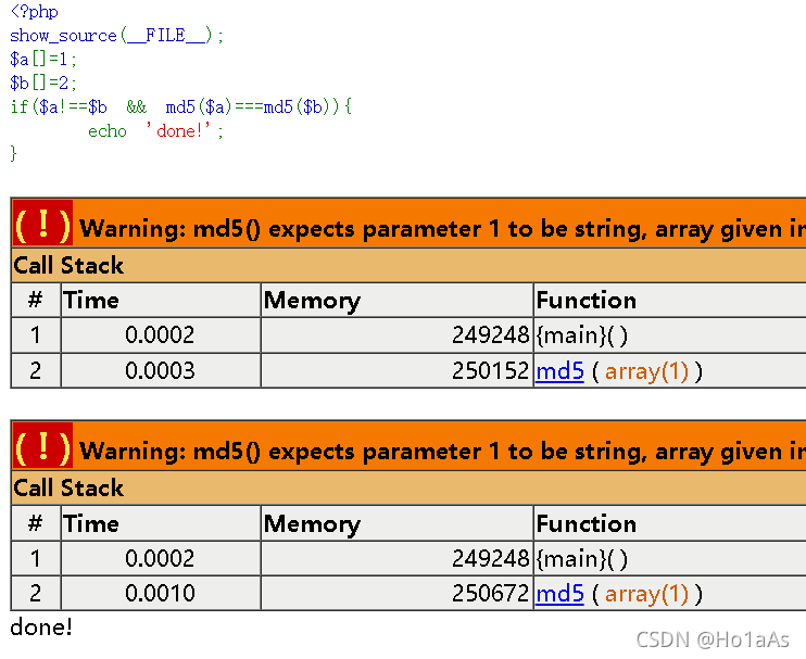 『CTF Tricks』PHP-绕过md5()_0e开头的数md5加密后仍然等于0e开头-CSDN博客