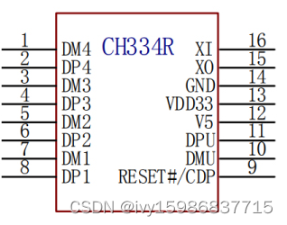 USB HUB控制器芯片 CH334/5_usb hub芯片-CSDN博客