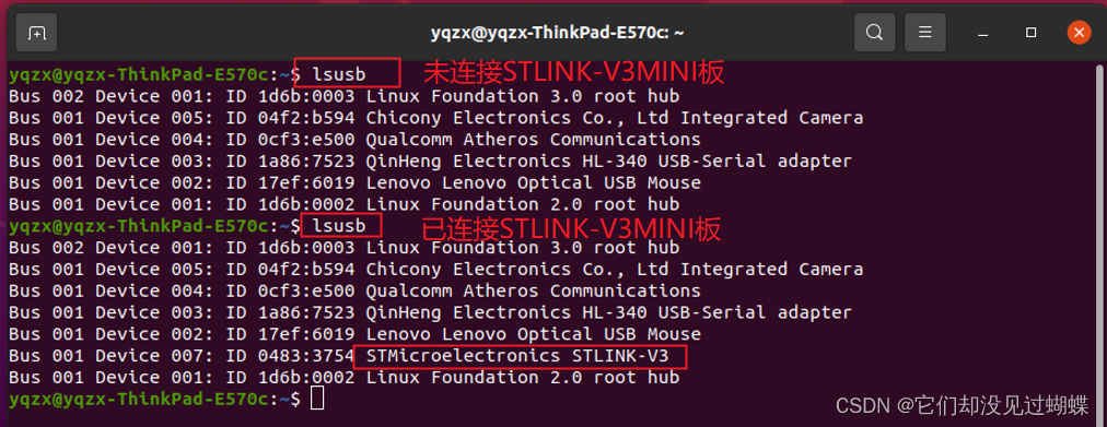 Ubuntu 20.04 LTS系统下 STM32软件的STLINK-V3MINI连接_ubuntu stlink-CSDN博客