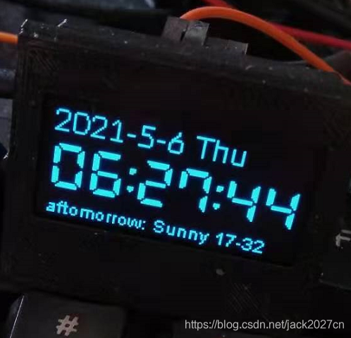ESP32 WIFI时钟 OLED128x64_esp32 oled 天气时钟-CSDN博客