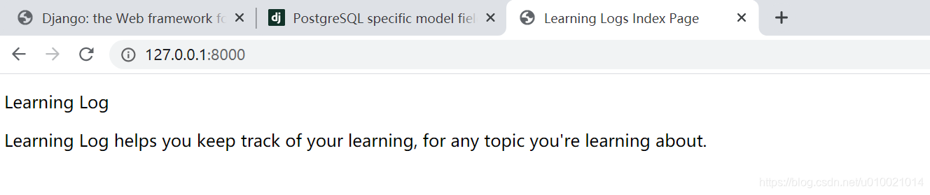 Django实践：创建学习笔记主页，debug--URL设置，TemplateDoesNotExist: learning_logs/index.html，分析与解决_django 学习笔记 ...